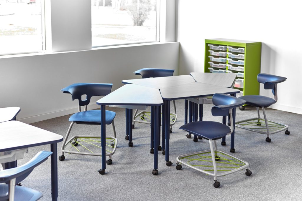 Ruckus Post-Leg Desk – Avail Business Systems